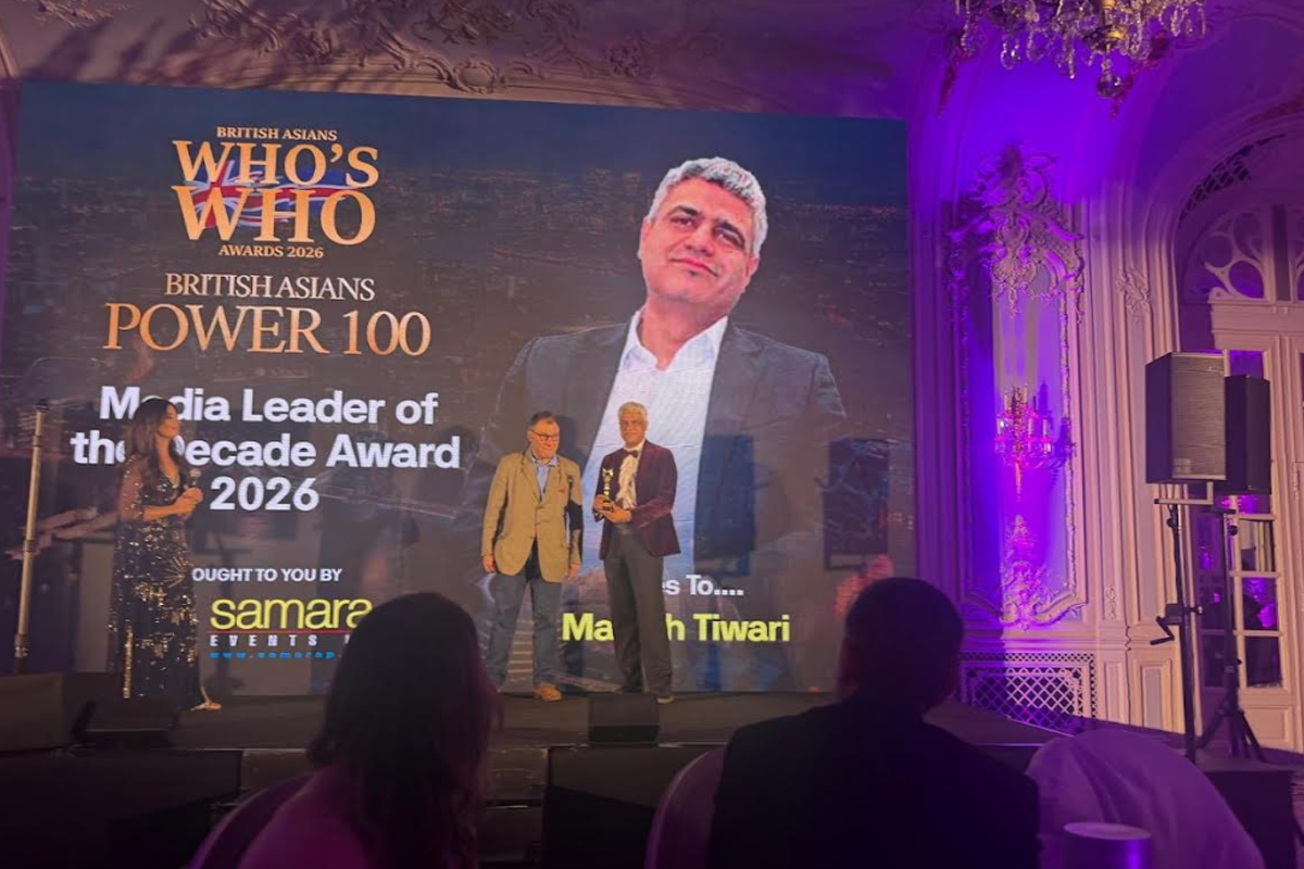Here & Now 365 founder Manish Tiwari named in British Asians Power 100